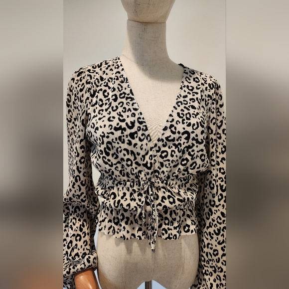 Zara | Tops | Zara Top Leopard Print | Poshmark